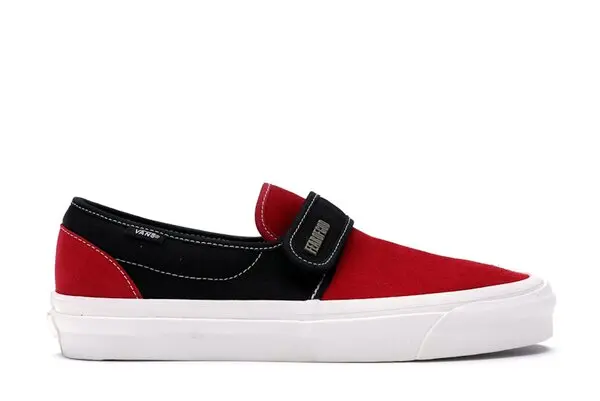 VANS Slip-on 47 V Dx Fear Of God - Red/black/suede