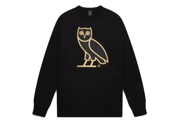 OVO Og Owl Crewneck Sweatshirt - Black
