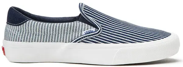 VANS Slip-on Sneakers - Navy Blue/white