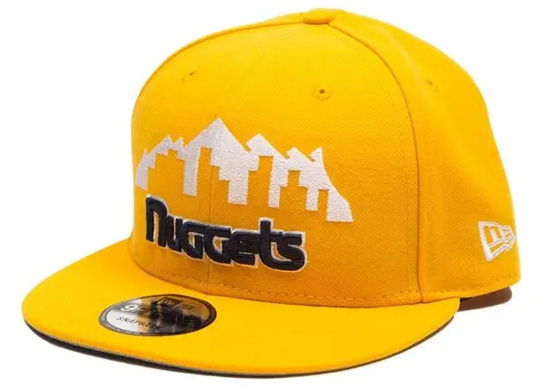 New Era X Bait Denver Nuggets 9fifty Snapback Cap - Gold