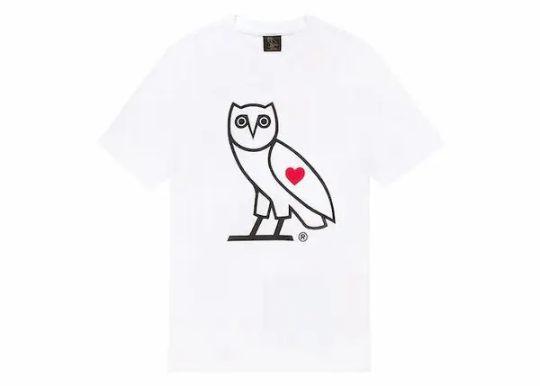 OVO Give Thanks Og Owl Tee Shirt - White