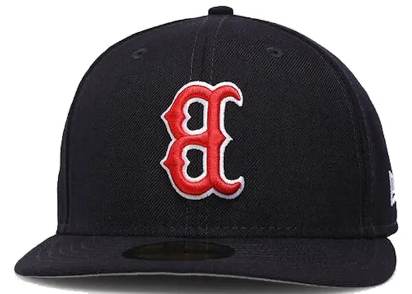 New Era Boston Red Sox Upside Down 59fifty Fitted Hat - Navy Blue