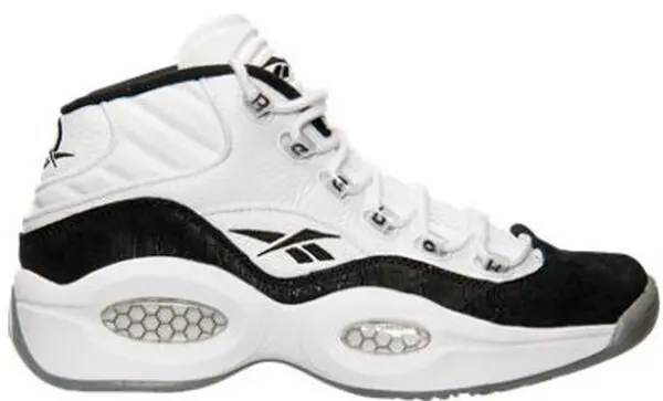 REEBOK Question Mid Sneakers - Black/white