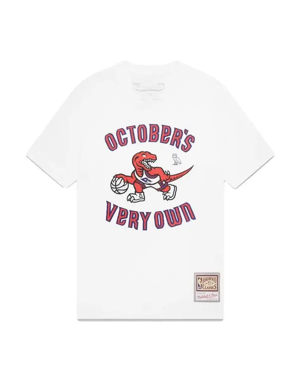 OVO Mitchell And Ness '95 Raptors Draft Day T-shirt - White