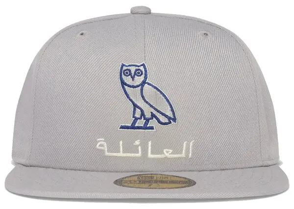 OVO New Era Family Owl 59fifty Cap - Grey