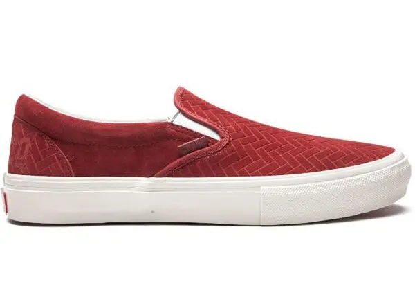 VANS Slip-on Nj Skateshop Sayre And Fisher Co Sneakers - Brick/white