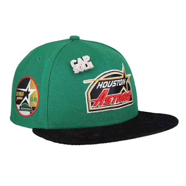 New Era Houston Astros 59fifty Fitted Hat - Green/red