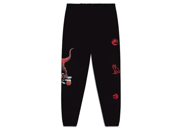 OVO Jurassic Park Raptor Sweatpant - Black