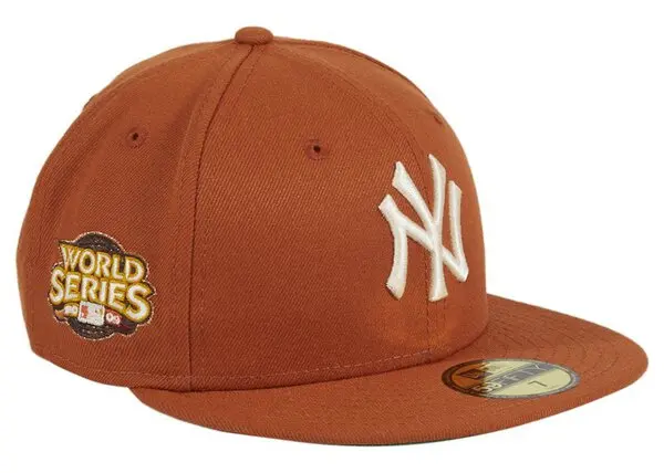 New Era New York Yankees 2009 World Series Patch 59fifty Fitted Cap - Burnt Orange