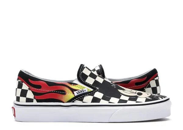 VANS Slip-on Disney Mickey And Minnie - Checker Flame