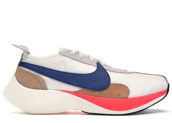 Nike Moon Racer Sneakers - Sail/gym Red/solar Blue
