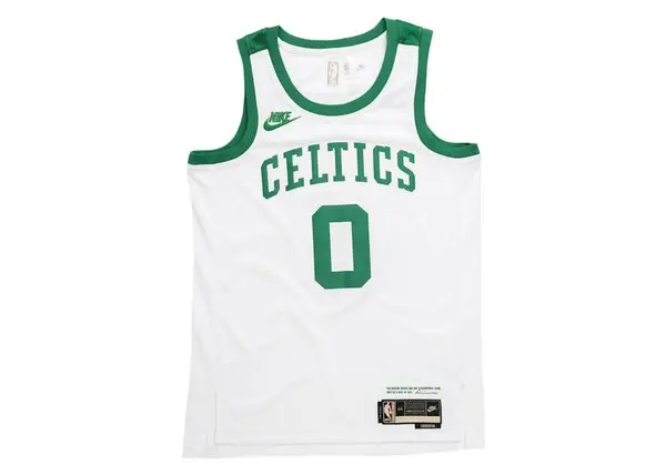 Nike Nba Boston Celtics Jayson Tatum Drifit Jersey - White/green