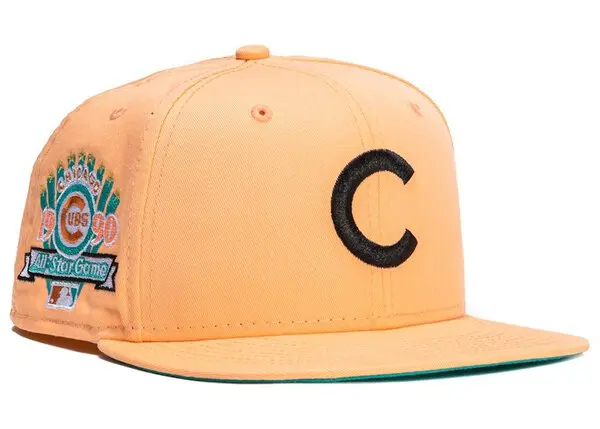 New Era Chicago Cubs 1990 All-star Game Patch Hat - Peach