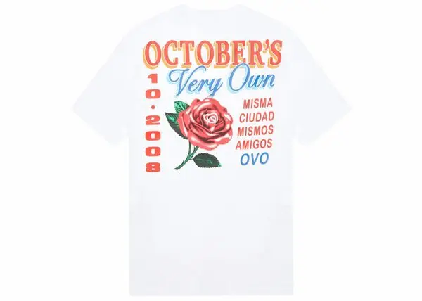 OVO Rose T-shirt - White