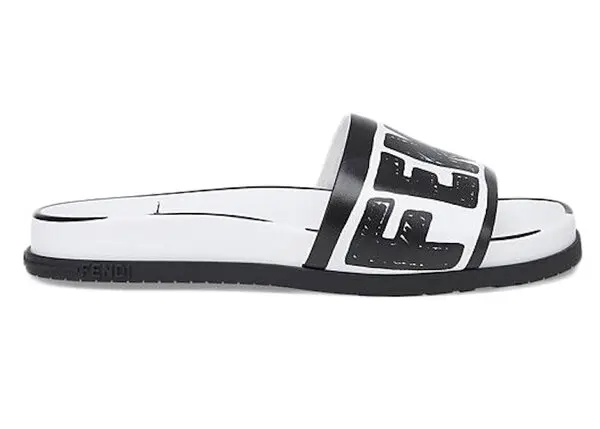 Fendi X Joshua Vides Slide - White/black