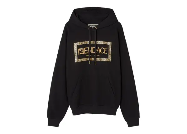 Fendi Fendace Logo Hoodie