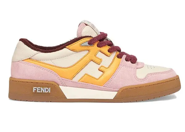 Fendi Match Suede Sneakers
