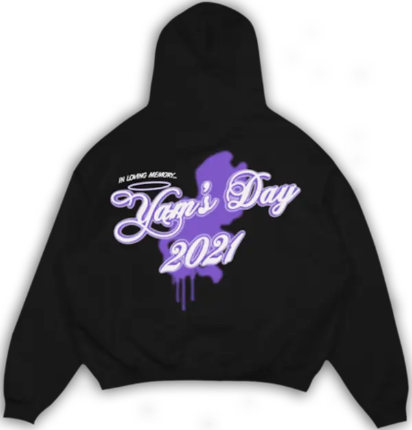 PSYCHWORLD Yams Day Loving Memory Hoodie - Black