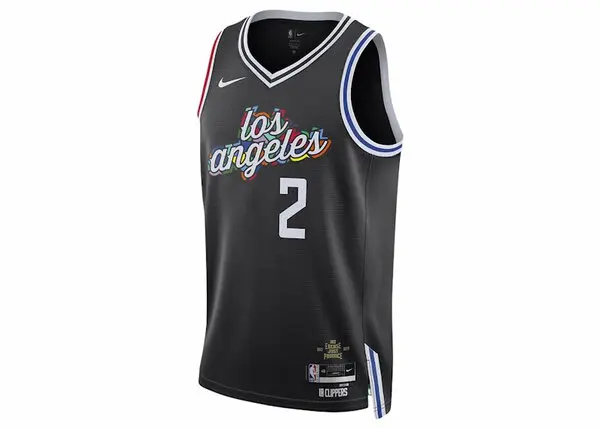 Nike Nba La Clippers Kawhi Leonard Drifit Jersey - Black