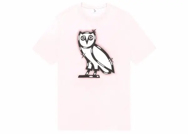 OVO Smoke Owl T-shirt - Pink