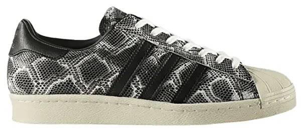 Adidas Superstar 80s Snakeskin Sneakers - Core Black