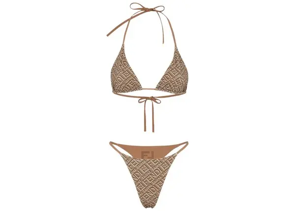 Fendi X Skims Reversible Two-piece Swimsuit