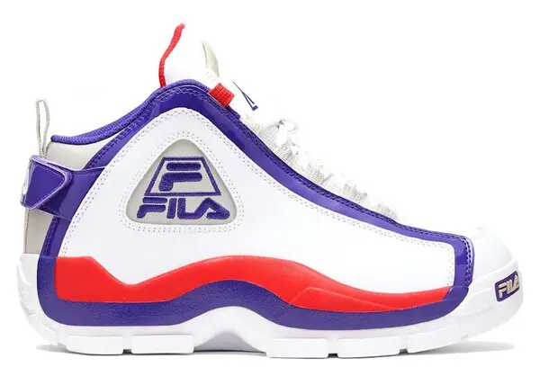 FILA Grant Hill 2 Sneakers - White/deep Blue/poinsettia