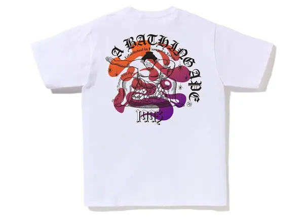 A BATHING APE Japan Culture Sumo Tee Shirt - White