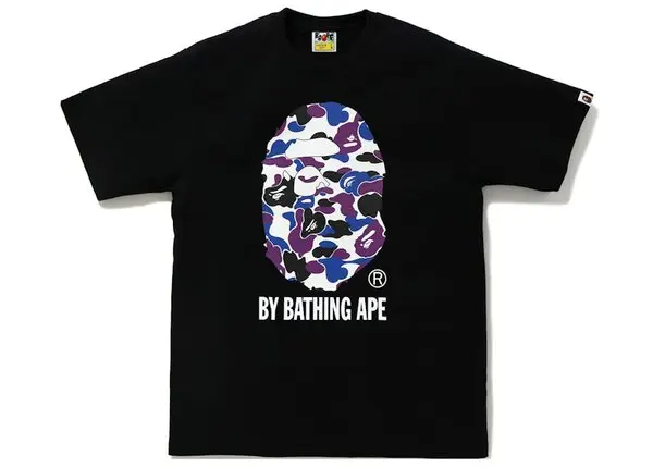 A BATHING APE Hong Kong 15th Anniversary Reflector Tee Shirt - Black