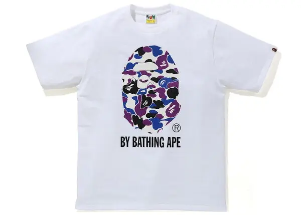 A BATHING APE Hong Kong 15th Anniversary Reflector Tee Shirt - White
