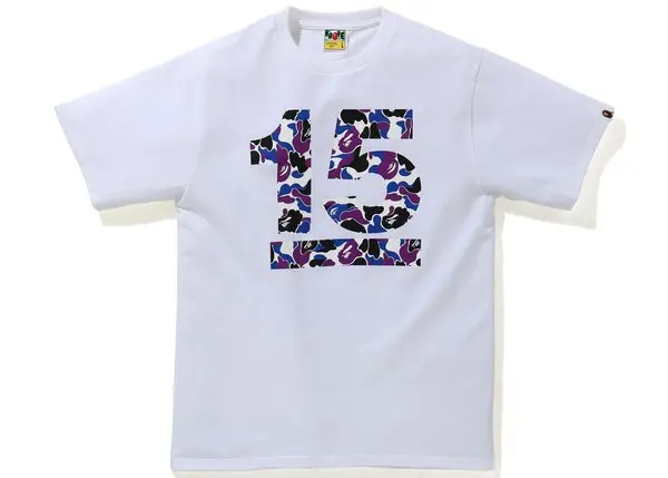 A BATHING APE Hong Kong 15th Anniversary Tee Shirt - White