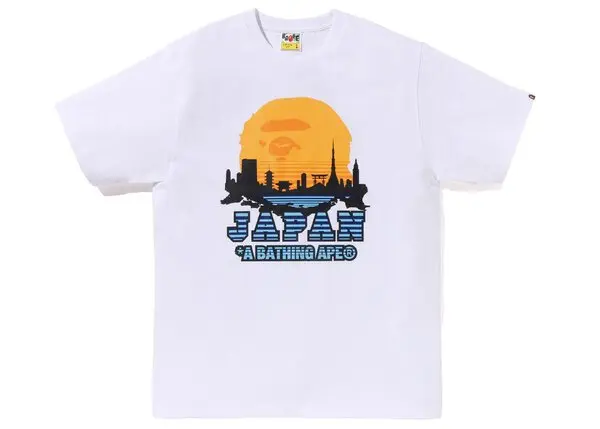 A BATHING APE Japan Silhouette Tee Shirt