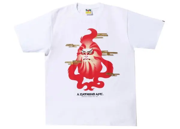 A BATHING APE Japan Culture Kabuki Tee Shirt - White