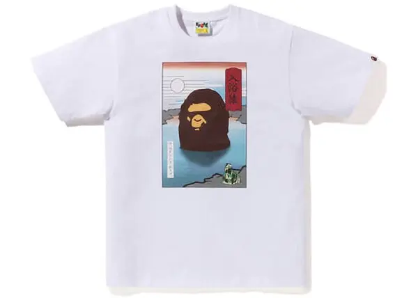 A BATHING APE Japan Exclusive Japan Souvenir #1 Tee Shirt - White