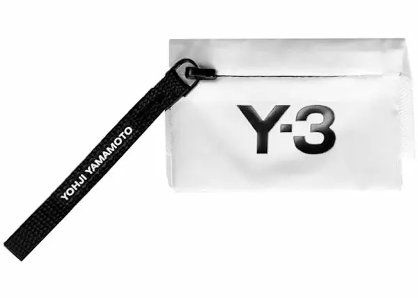 Adidas Y3 Mini Wrist Wallet - White
