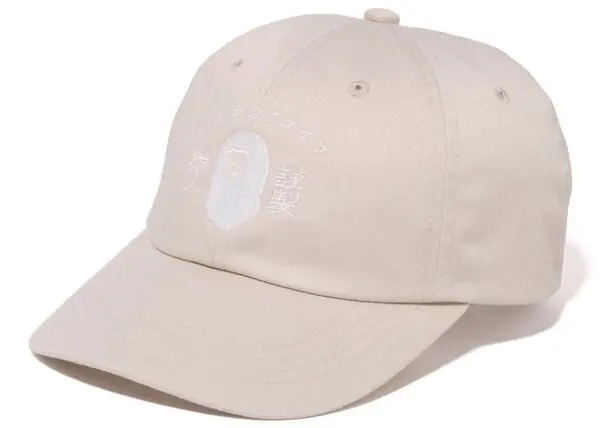 A BATHING APE Panel Cap - Ivory