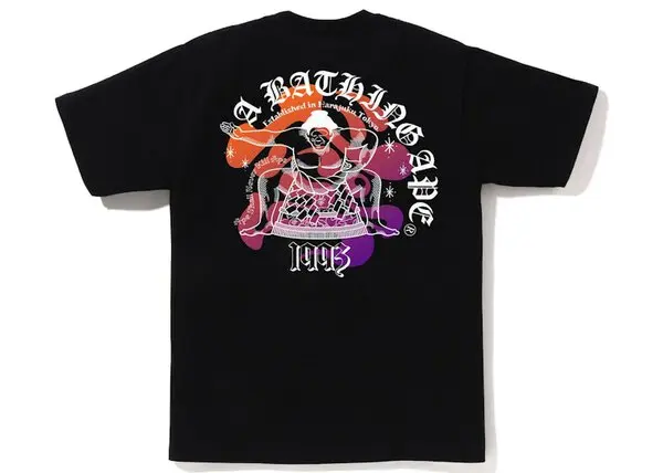 A BATHING APE Japan Culture Sumo Tee Shirt - Black