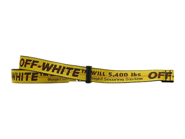 Off-White Mini Industrial Belt - Yellow/black