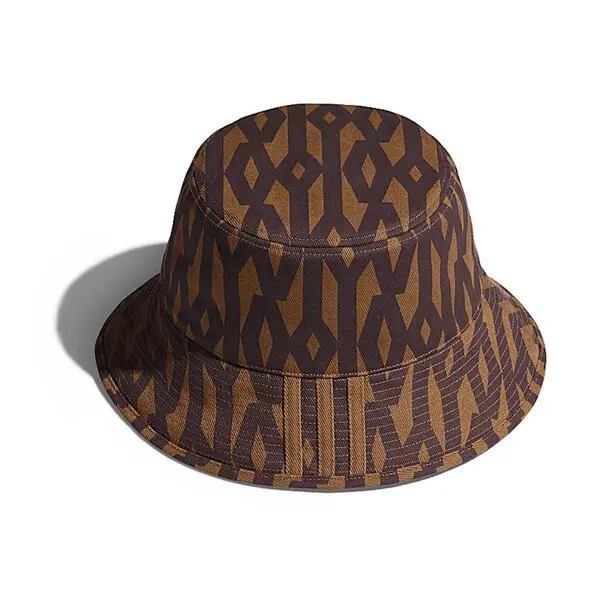 Adidas Ivy Park Reversible Monogram Bucket Hat - Wild Brown