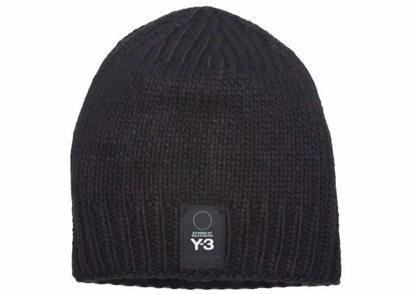 Adidas Y3 Knit Beanie - Black