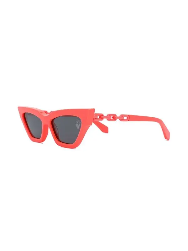 Off-White Nina Cat Eye Sunglasses - Orange (owri021f20pla0016603)