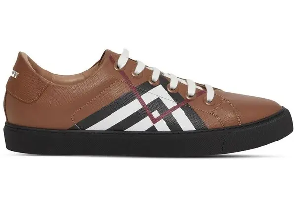Burberry Chevron Check Low-top Sneakers