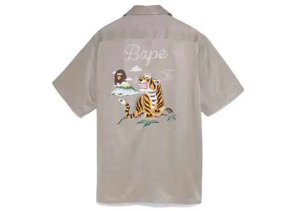 A BATHING APE Japan Culture Open Collor Shirt