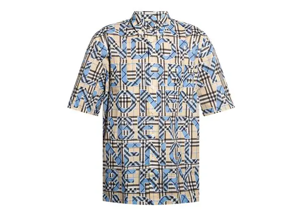 Burberry Check Patterned Short Sleeves Shirt
