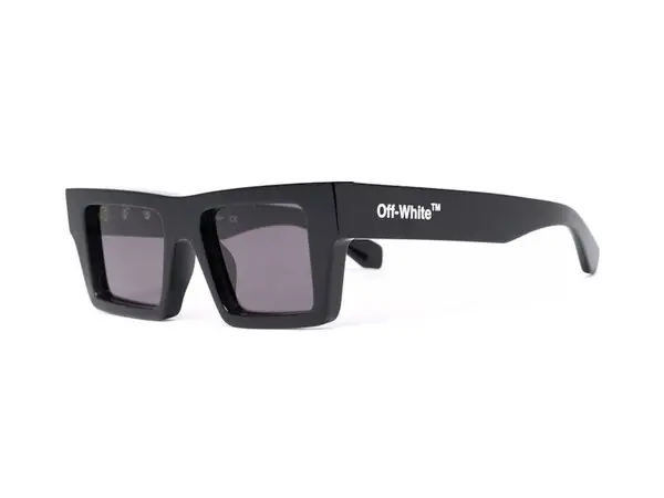 Off-White Nassau Cat Eye Sunglasses - Black/white/black (oeri017s22pla0011007)