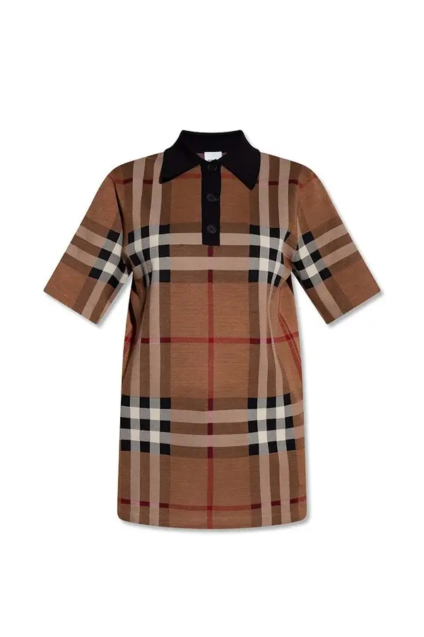 Burberry Check Polo Shirt