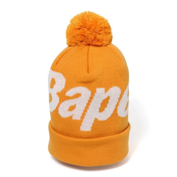 A BATHING APE Knit Cap - Yellow