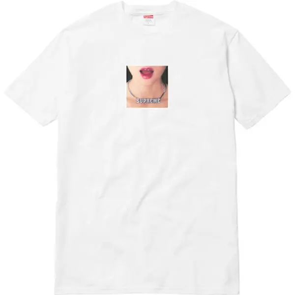 Supreme Necklace Tee - White