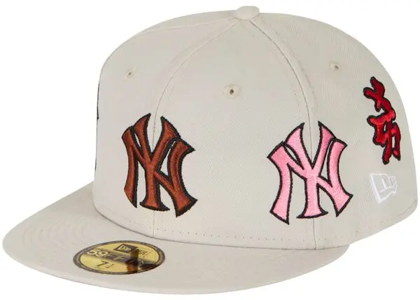 Supreme New York Yankees Kanji New Era Fitted Cap - Tan