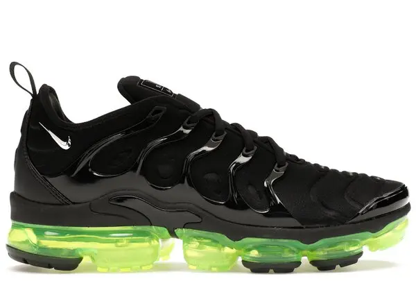 Nike Air Vapormax Plus Sole Sneakers - Black/reflect Silver/volt